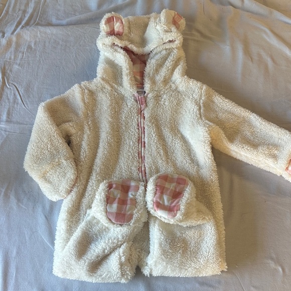 Indigo | Jackets & Coats | Indigo Baby Sherpa Snuggle Suit Pink And ...